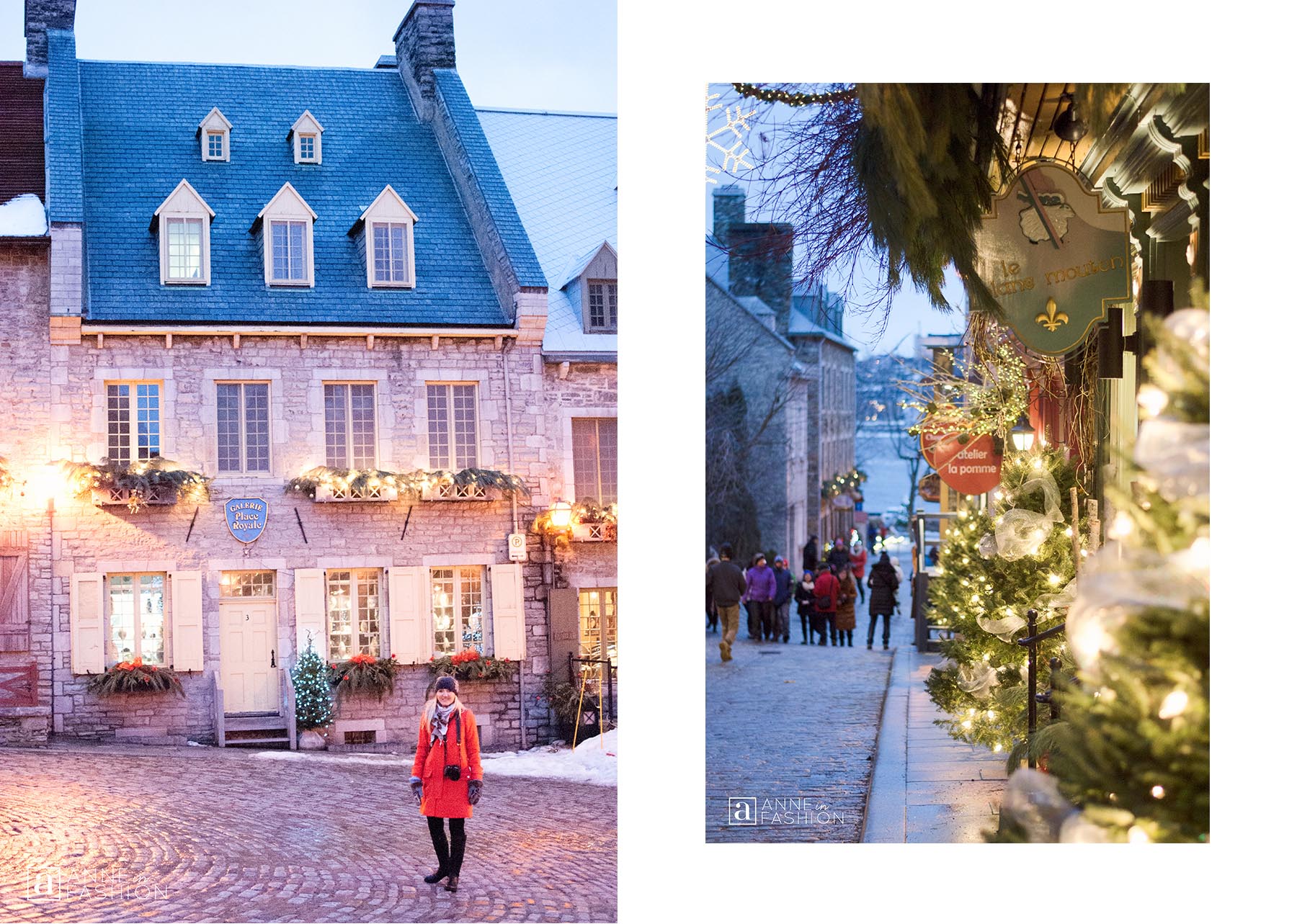 Remembering Christmas in Old Québec – ANNE IN FASHION